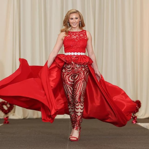 Custom | Dresses | Ruby Red Custom Fashion Wear | Poshmark